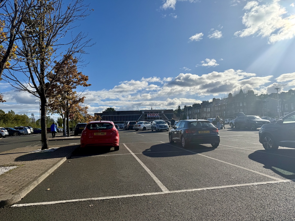 Tesco Parking Zone – Welcome To Stirling!
